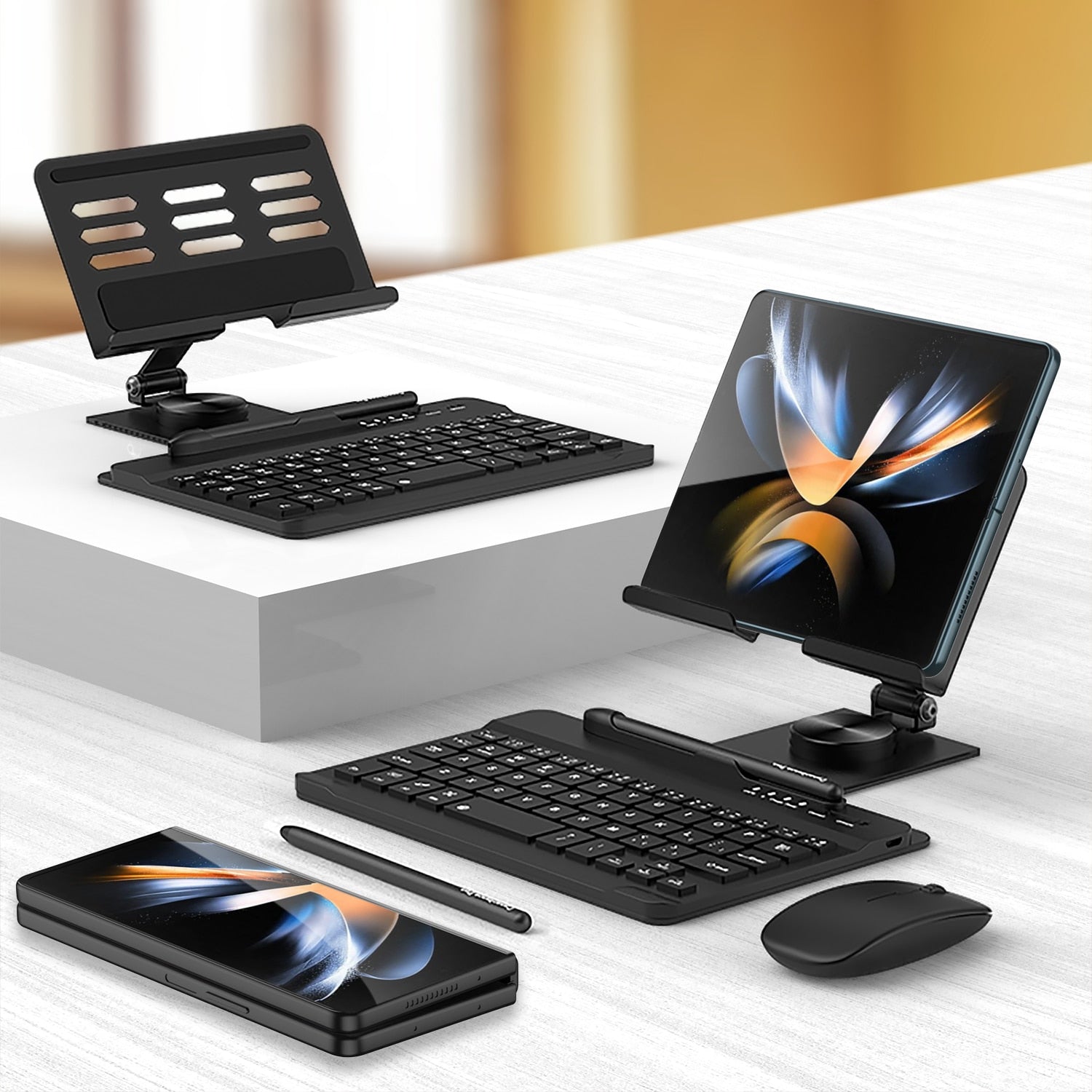 Magnetic Foldable Wireless Pro Keyboard Tablet Holder – Pexav